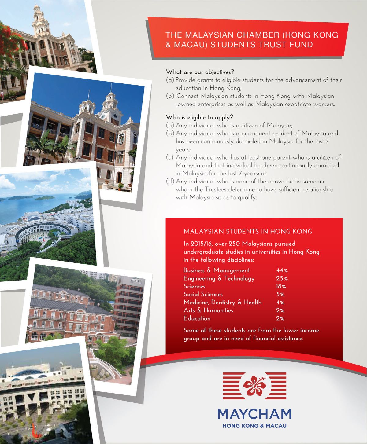 The Malaysian Chamber (HK & Macau) Students Trust Fund | Malaysian Chamber of Commerce Hong Kong ...